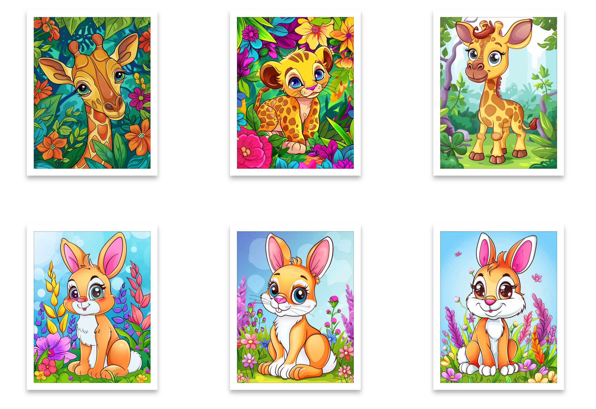 Free Cute Animal Coloring Pages for Kids – 220 Adorable Designs!