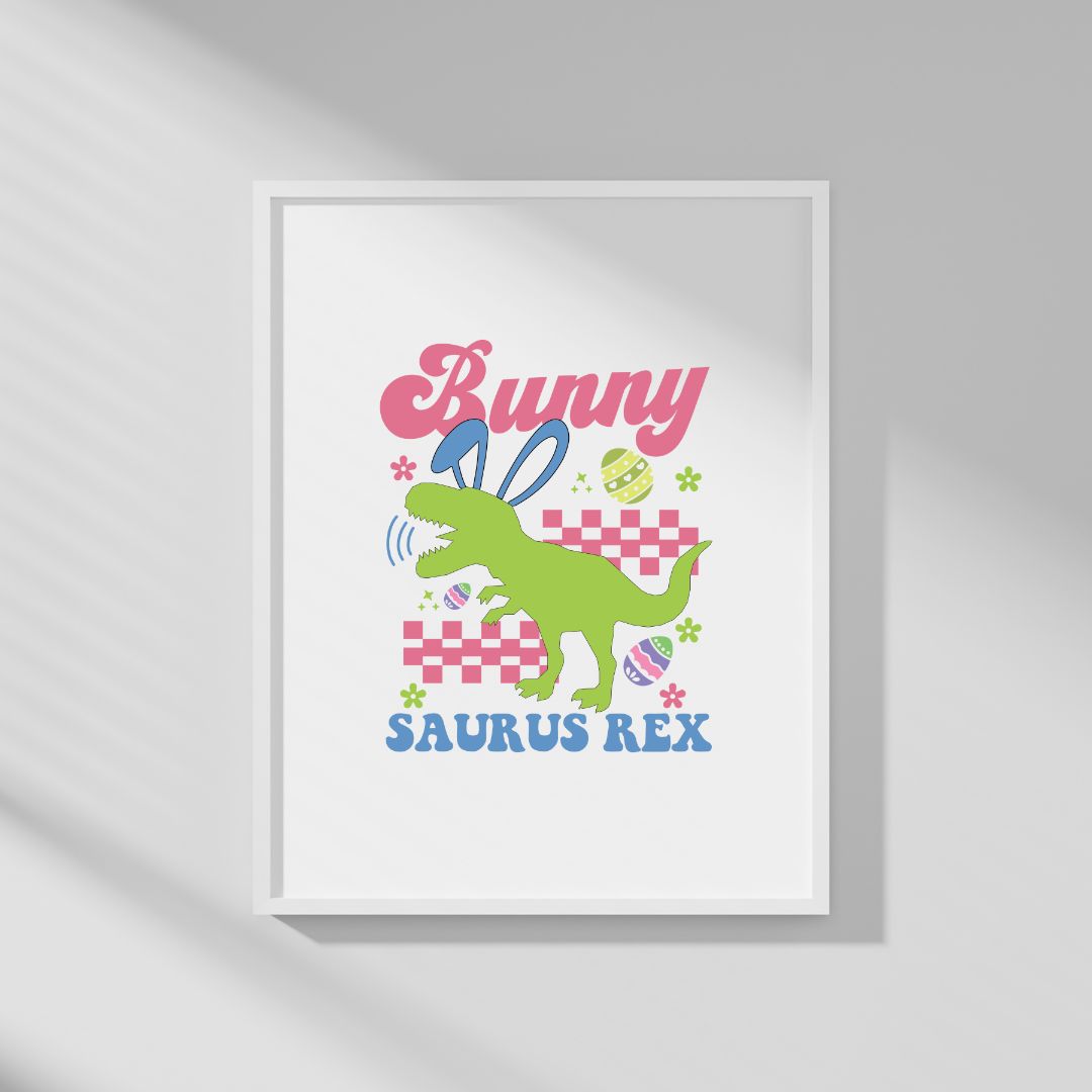 Free Easter Bunny Saurus Rex SVG